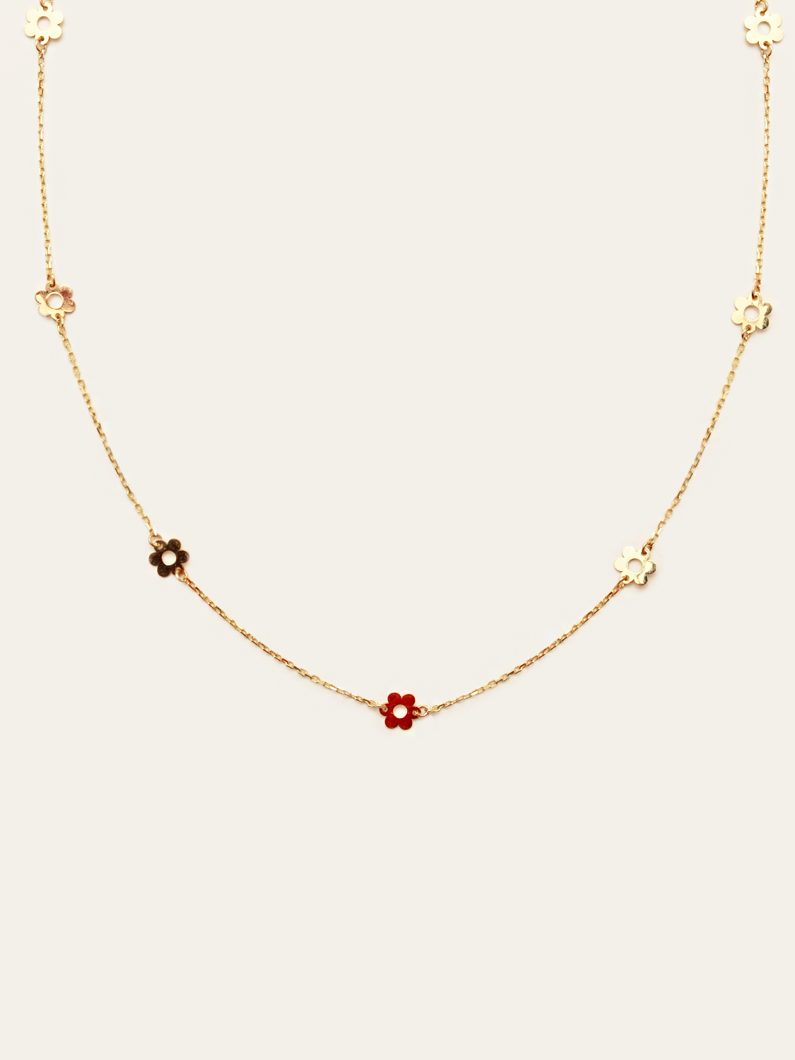 Colier Multi Fleur Aur 14k – Enda